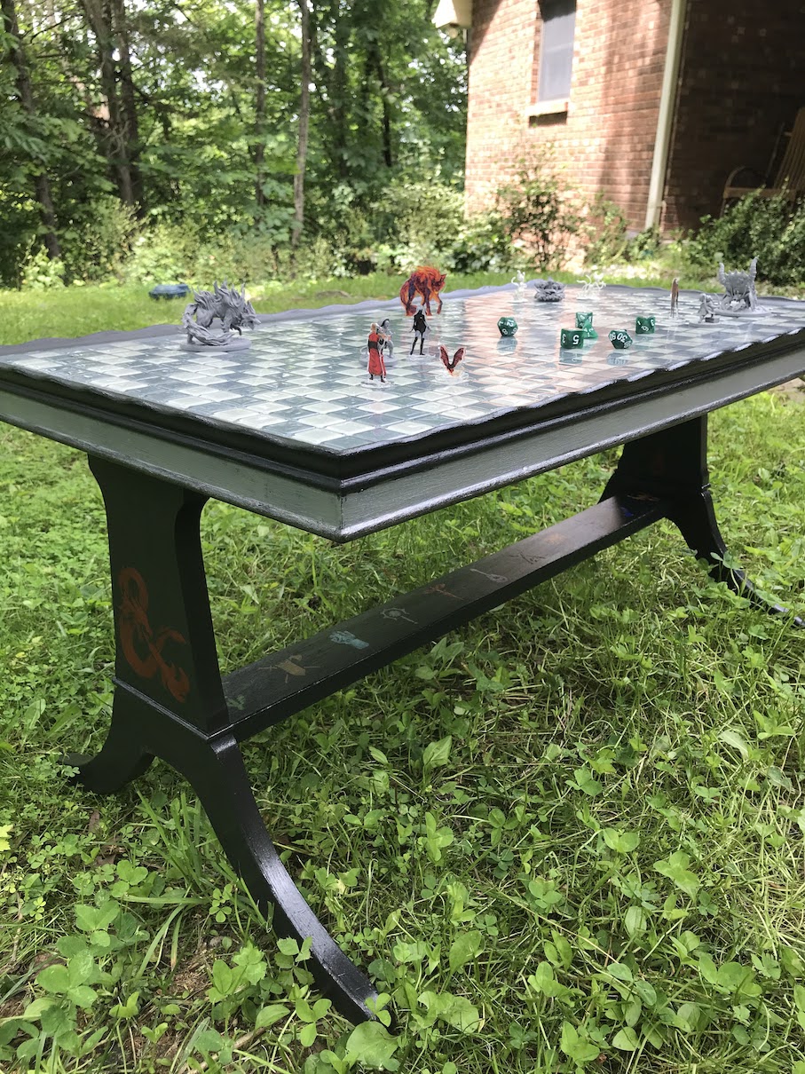 Upcycling an Old Table Into Something Fit For A Dungeon Master ...